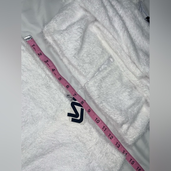 Shane Justin | Tops | White Furry Long Sleeve Skirt Set Shane Justin ...